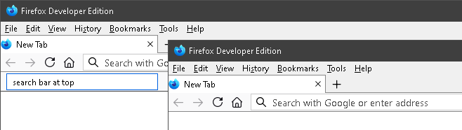 Isn't it possible to get back compact with userChrome or no : r/firefox